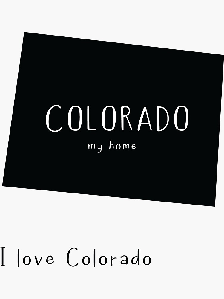 "colorado state sticker pack" Sticker for Sale by latteeeeeeee | Redbubble