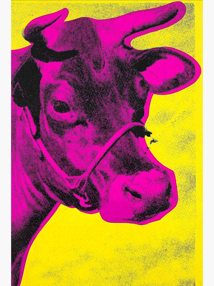 "COW F" Poster by POP-ART-STUDIO | Redbubble