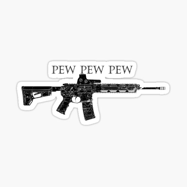 Pew Stickers | Redbubble