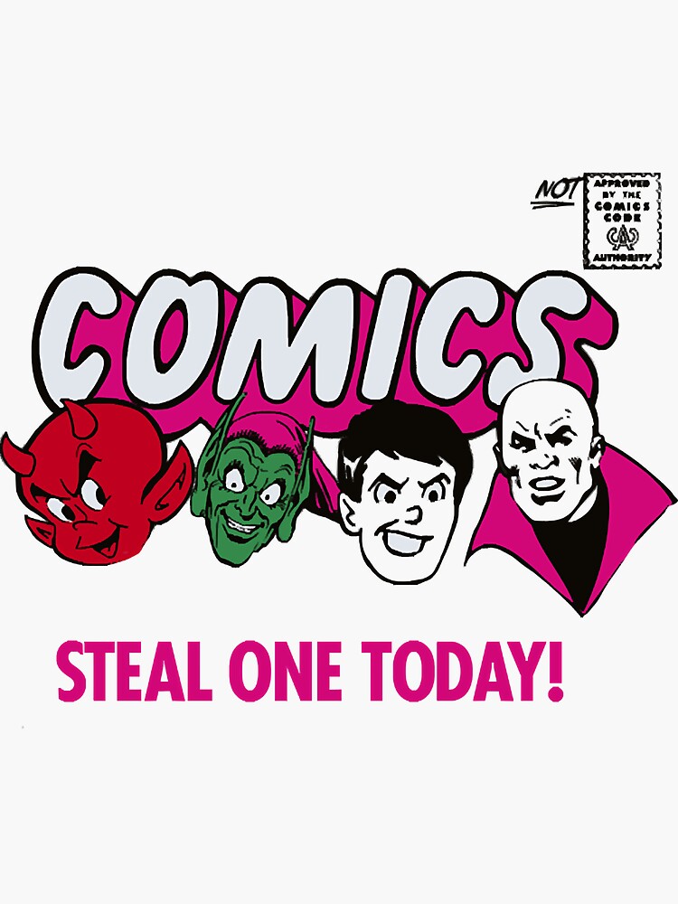 "Comics Steal One Today! Spinner Rack Topper Original Characters ...