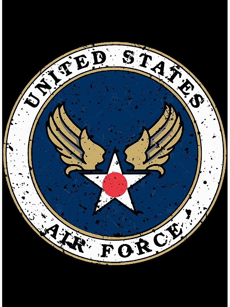 "United Stated Air Force USAF Vintage Logo " Canvas Print for Sale by ...