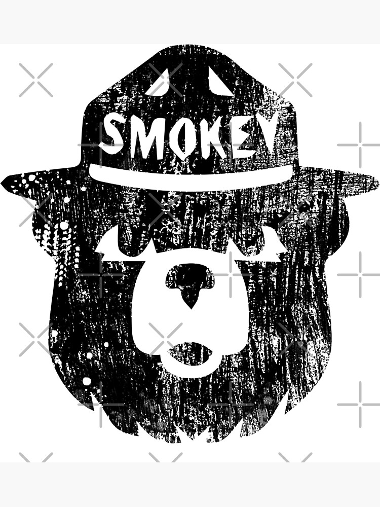 "Smokey Bear Vintage Logo!" Poster for Sale by SmokeyBearFire | Redbubble