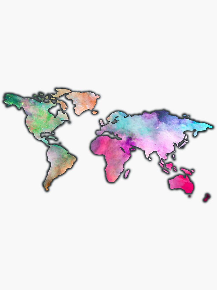 "Map" Sticker by kelseyq | Redbubble