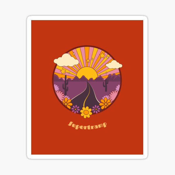 "Supertramp" Sticker for Sale by FlySupertramp | Redbubble