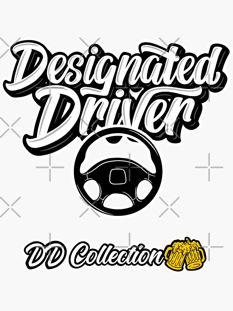 "Designated Driver" Sticker for Sale by thejackalope83 | Redbubble