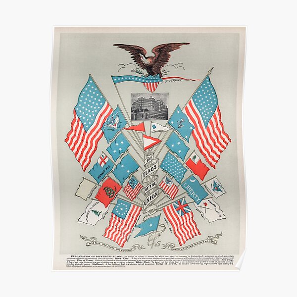 "The Flags of the Union" Poster by redoARTstore | Redbubble