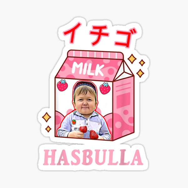 "Lustiges Hasbulla Hasbullah Erdbeer-japanisches Lächeln" Sticker von ...