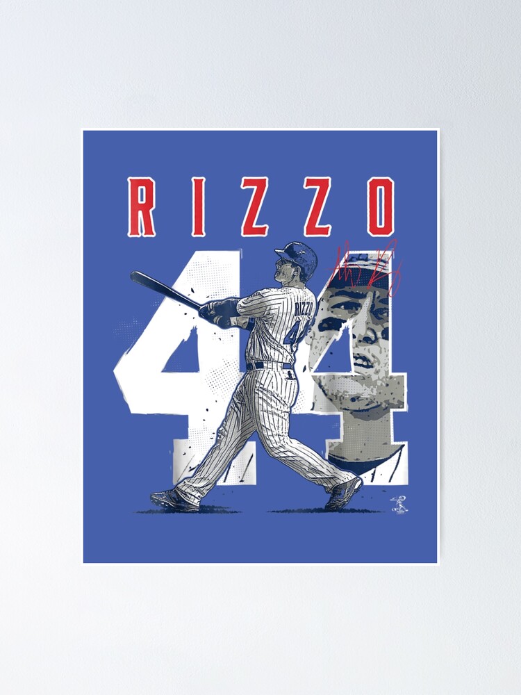 Póster «Anthony Rizzo Number & Portrait, leyenda bryzzo» de ATart44 ...