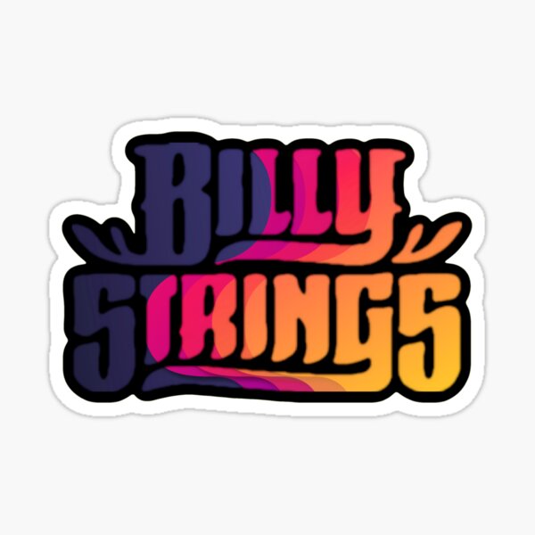 "Multicolor Billy Strings " Sticker for Sale by StevenODell | Redbubble