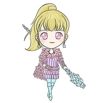 "Cute BDO witch costume character hand drawn chibi style." Poster for ...