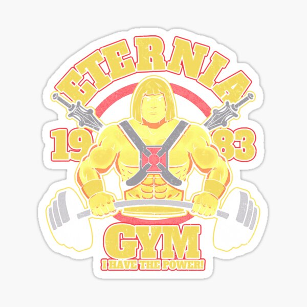 "Eternia Gym" Sticker for Sale by OscarKemp | Redbubble