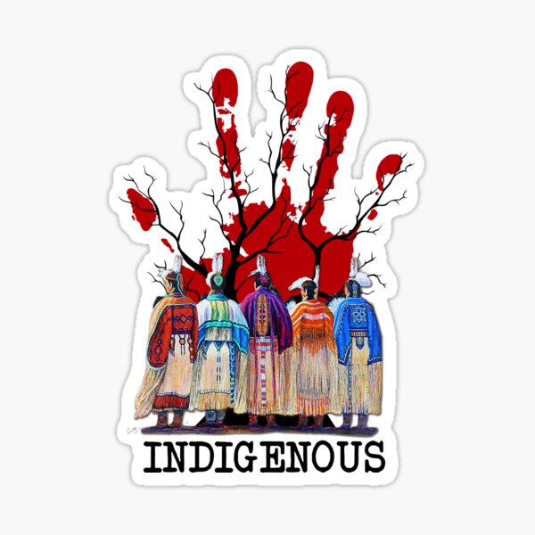 "Indigenous" Sticker for Sale by bee-happy-bee | Redbubble