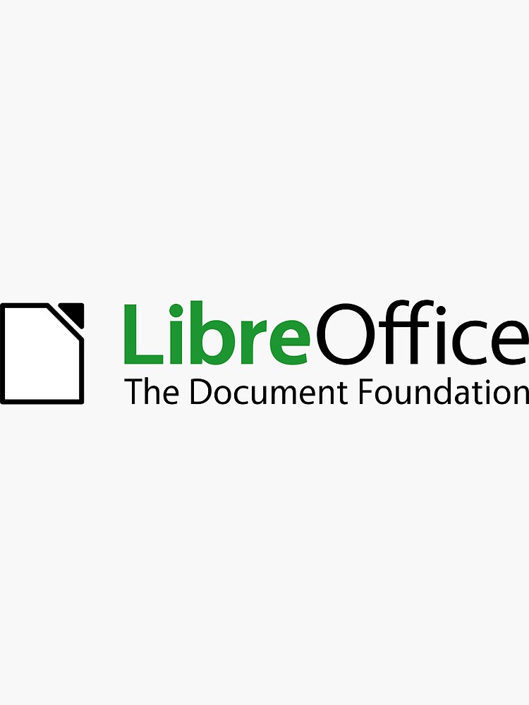 "LibreOffice Logo Sticker" Sticker for Sale by burakgulnar | Redbubble
