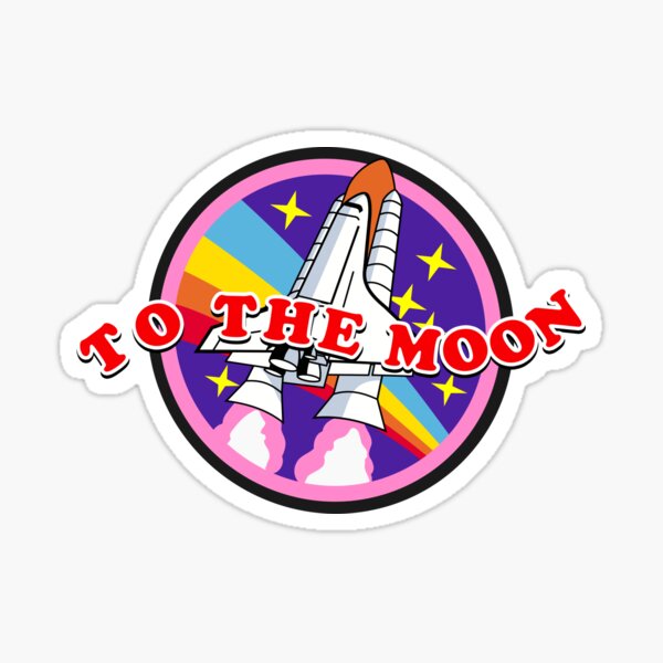 "pink nasa rocket" Sticker for Sale by charmeur | Redbubble