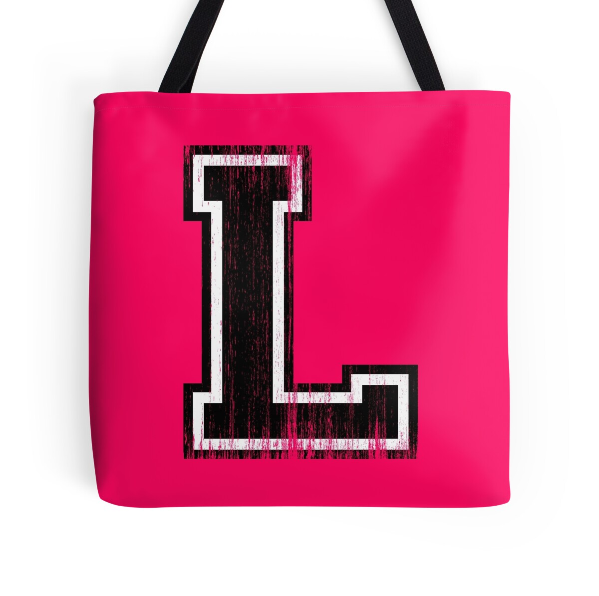 Big Varsity Letter L Tote Bags By Adamcampen Redbubble