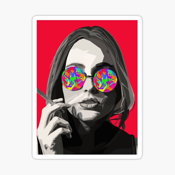 "Vogue " Sticker for Sale by jesimp01 | Redbubble