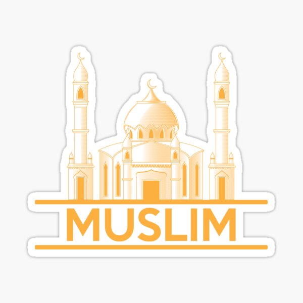 "Muslim Halal Helal Muslim Haram" Sticker by MarcelSantos | Redbubble