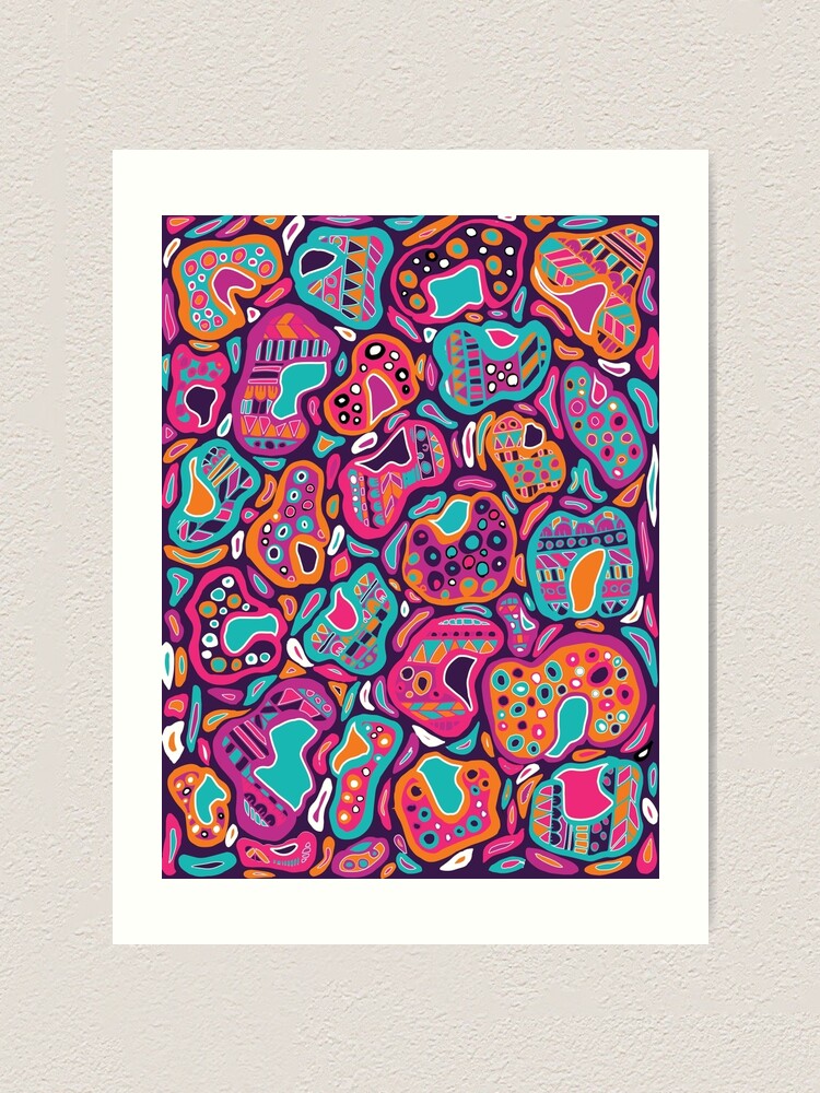 "Aztec Geometric Leopard Print Pattern" Art Print for Sale by lisaguen ...