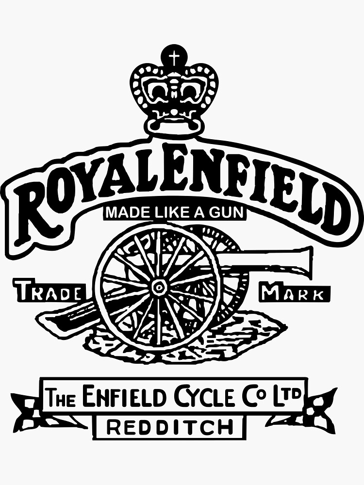 "BEST SELLING - Royal Enfield Made Like A Gun " Sticker for Sale by ...