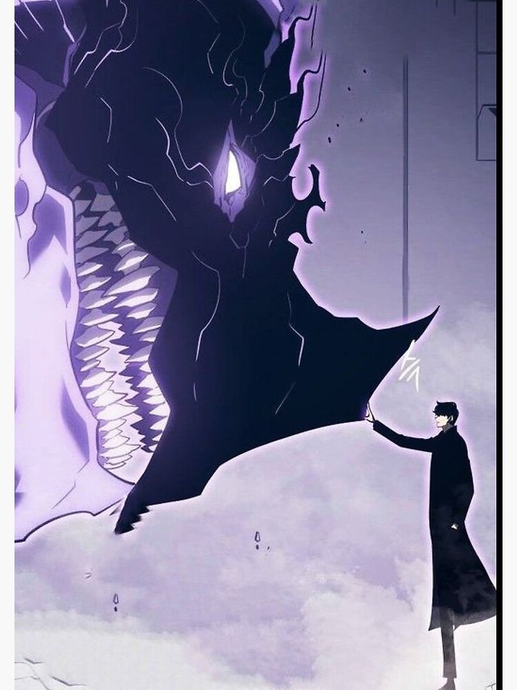 "Solo Leveling Sung Jin Woo And Kamish (Art Design)" Spiral Notebook by ...