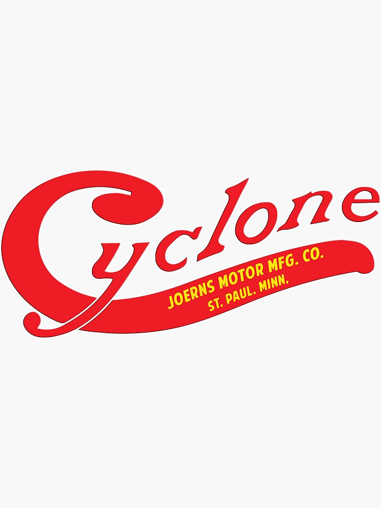 "CYCLONE" Sticker for Sale by Terpesonakig | Redbubble
