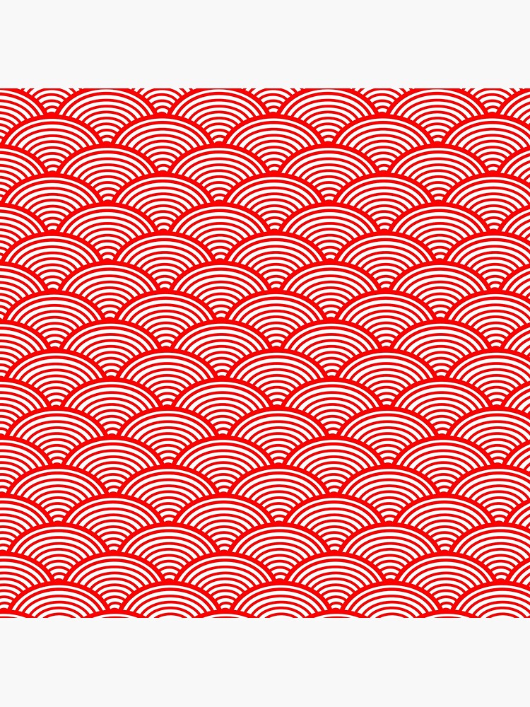 "Abstract Red Scale Design" Sticker for Sale by FreedomUniverse | Redbubble