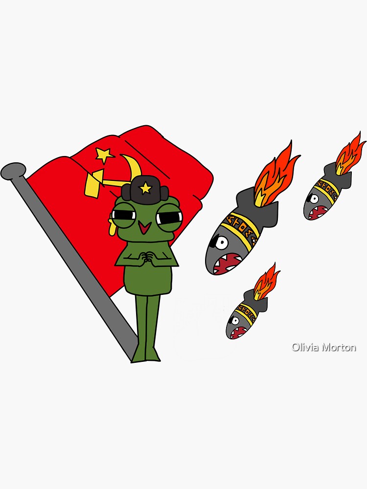 "communist frog" Sticker for Sale by 6olive9 | Redbubble
