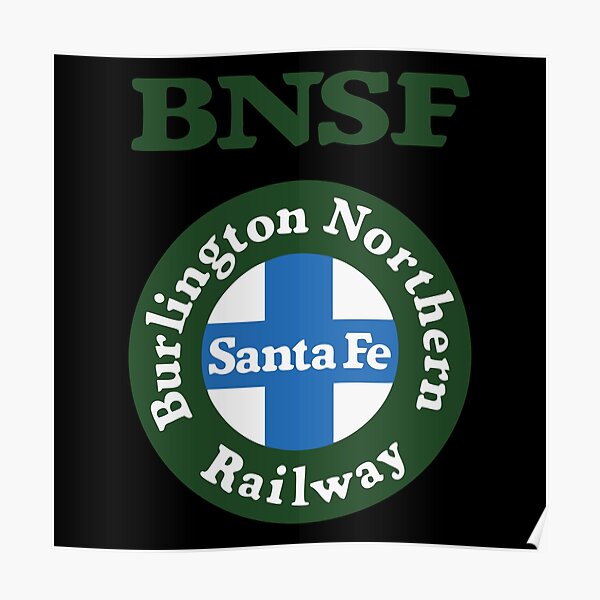 "Awesome BNSF" Poster by napiyaa | Redbubble