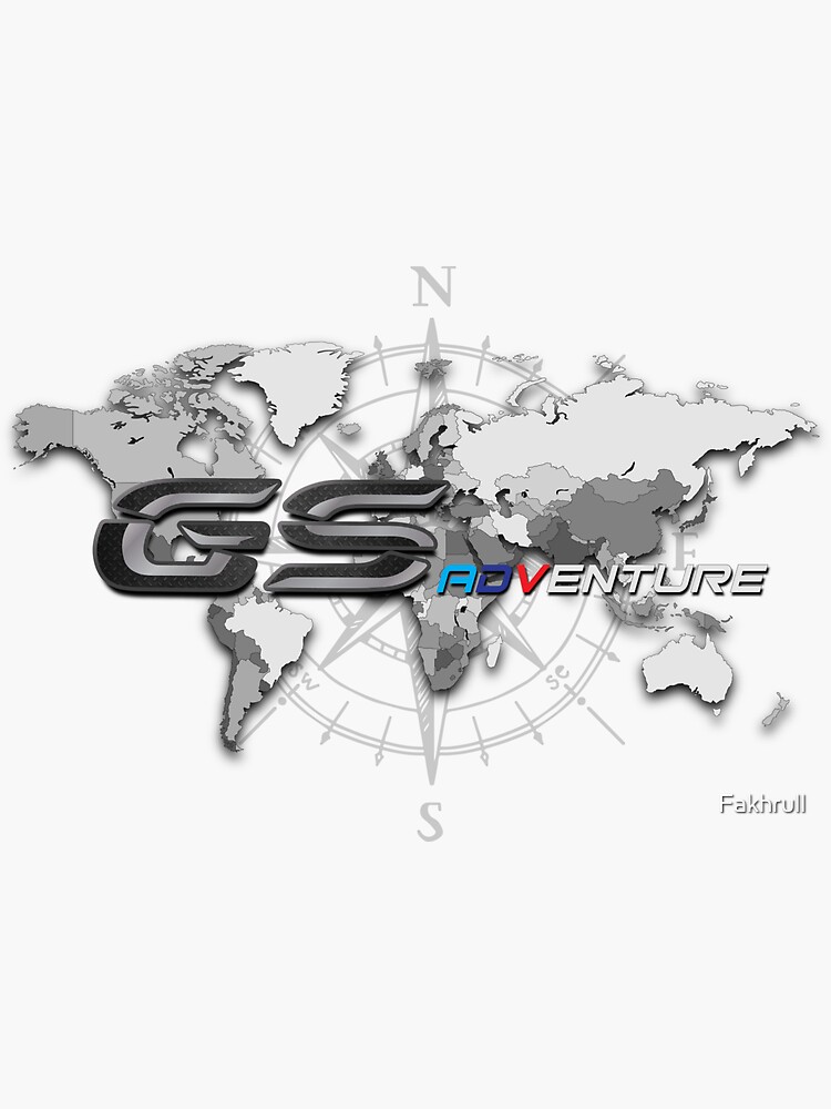 "GS Adventure style" Sticker for Sale by Fakhrull | Redbubble