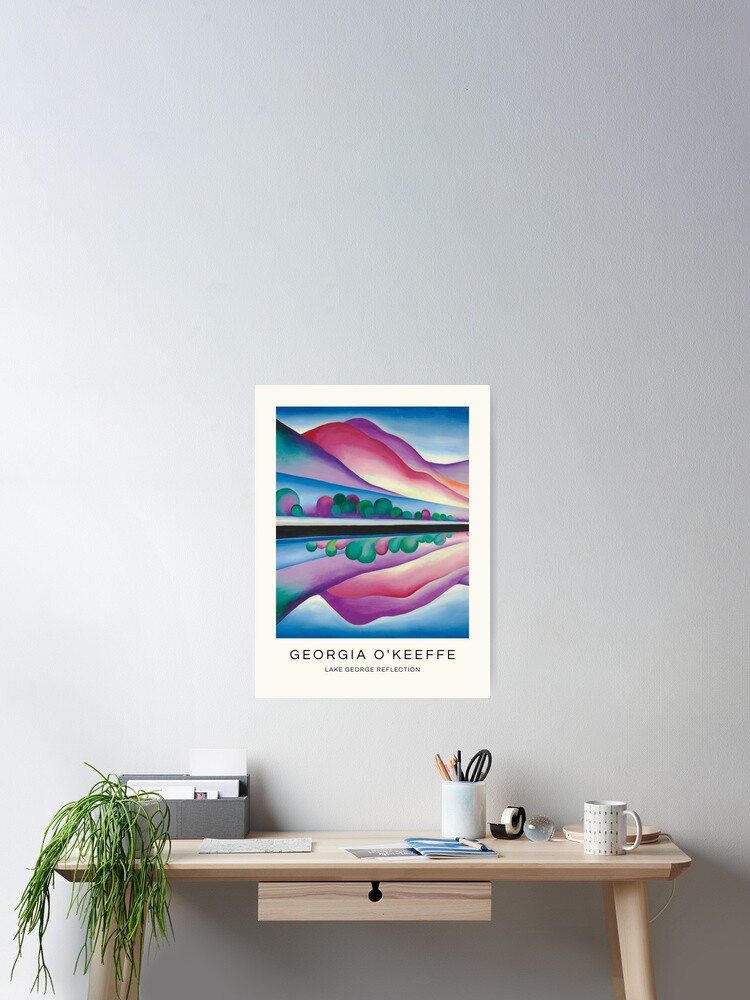 "Lake George Reflection by Georgia O'Keeffe" Poster for Sale by ...
