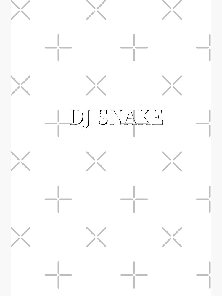 "DJ snake logo" Art Board Print by CCBS | Redbubble
