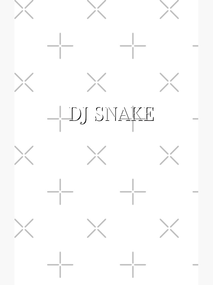 "DJ snake logo" Poster by CCBS | Redbubble