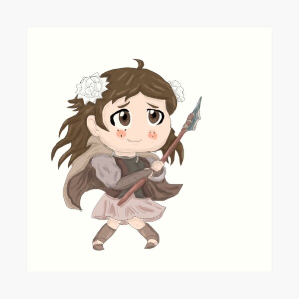 "Fire Emblem Fates-Chibi Mozu" Art Print by Megalos | Redbubble