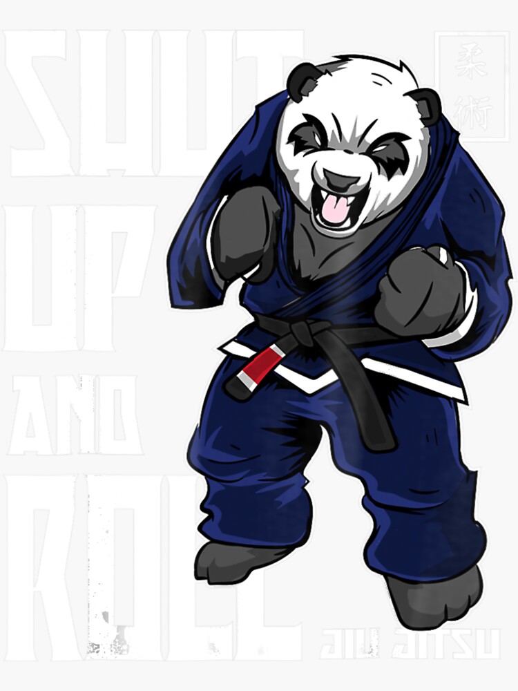 "Panda Bjj Brazilian Jiu Jitsu Mma Bjj" Sticker for Sale by ...