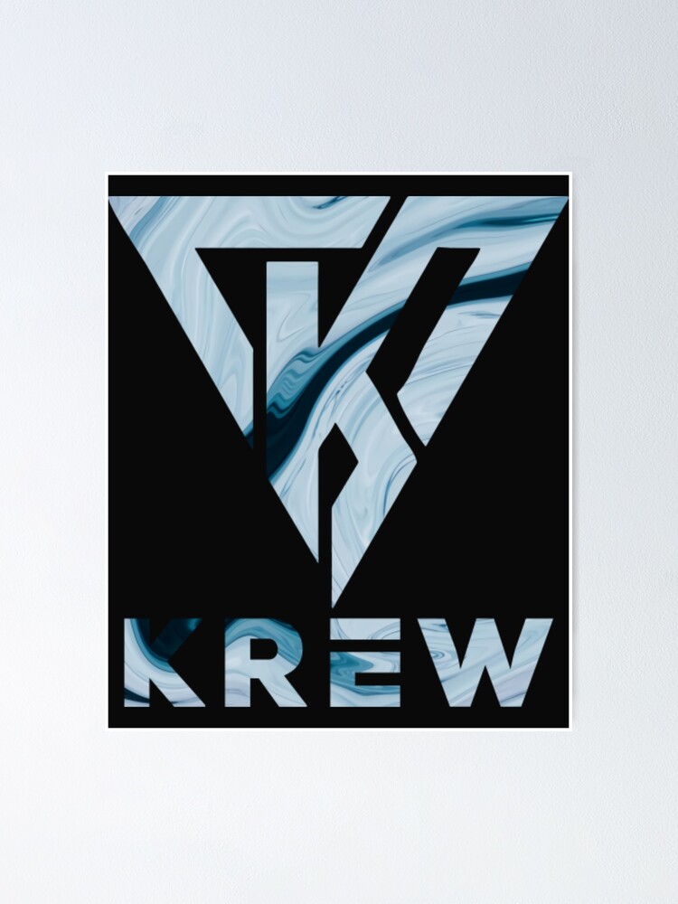 "Funneh And The Krew T-ShirtKrew Logo " Poster by TheKrewShop | Redbubble