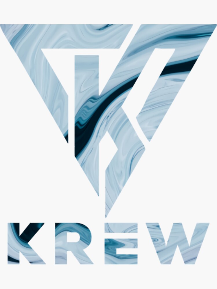 "Funneh And The Krew T-ShirtKrew Logo " Sticker for Sale by TheKrewShop ...