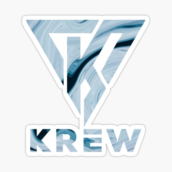 "Funneh And The Krew T-ShirtKrew Logo " Sticker for Sale by TheKrewShop ...