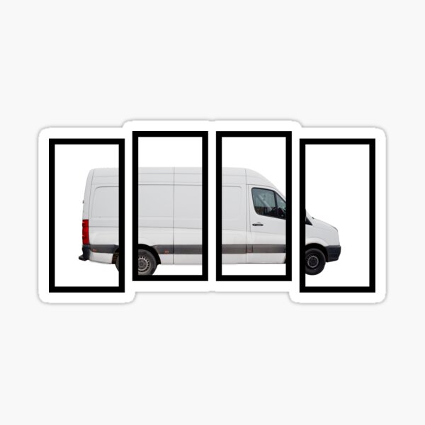 "Van Tile Panes" Sticker for Sale by VanLifeGarb | Redbubble