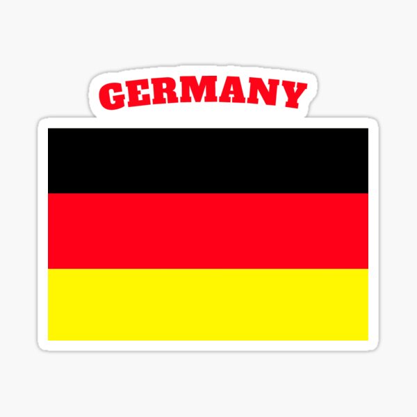 "German Flag" Sticker for Sale by Dyxxe | Redbubble