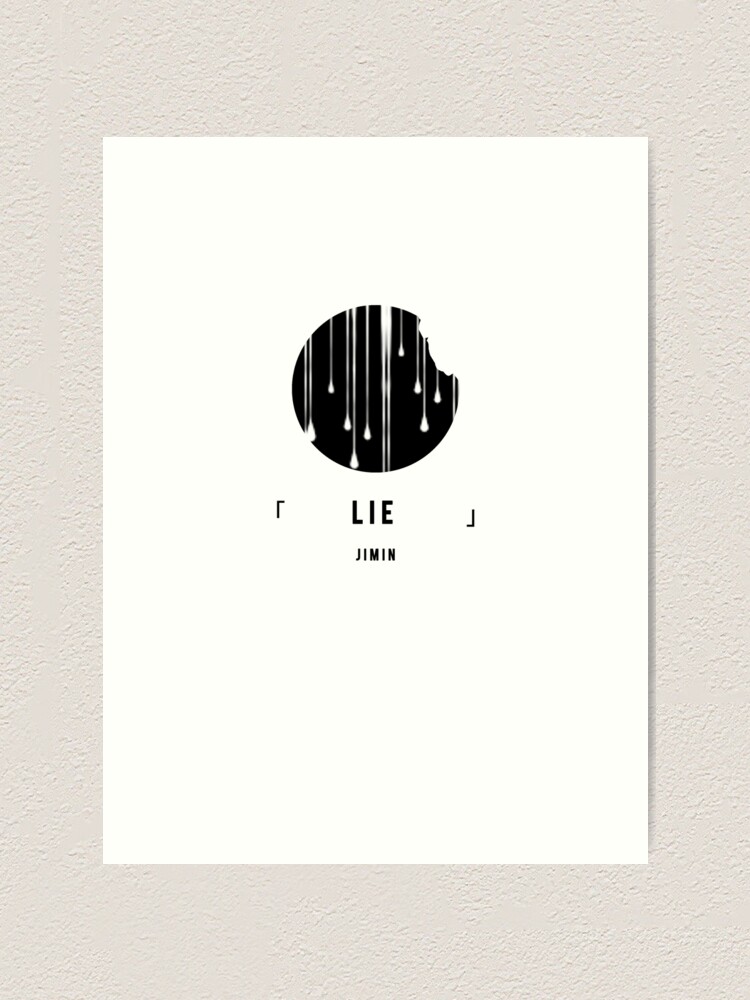 "WINGS #2 LIE JIMIN" Art Print by alfishie | Redbubble
