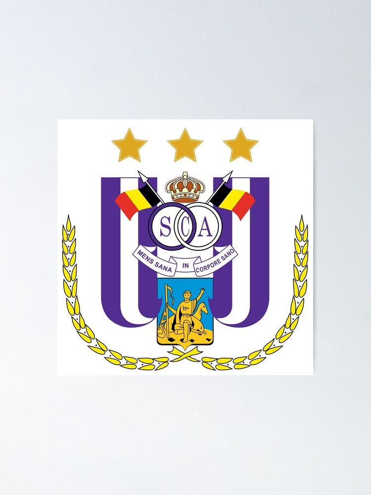 "RSC-ANDERLECHT BELGIAN LOGO" Poster for Sale by tamilkaka | Redbubble