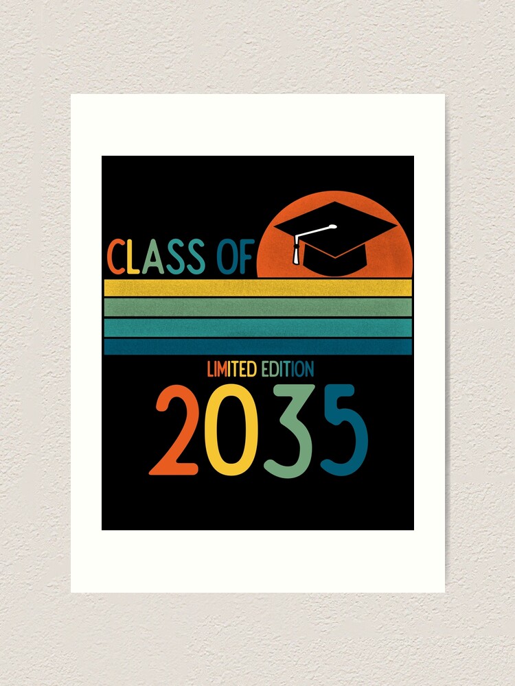 "class of 2035 limited edition retro vintage kindergarten back to ...