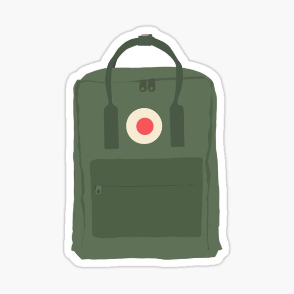 "Spruce Green Kanken Backpack Bag" Sticker for Sale by mizzmaisie ...