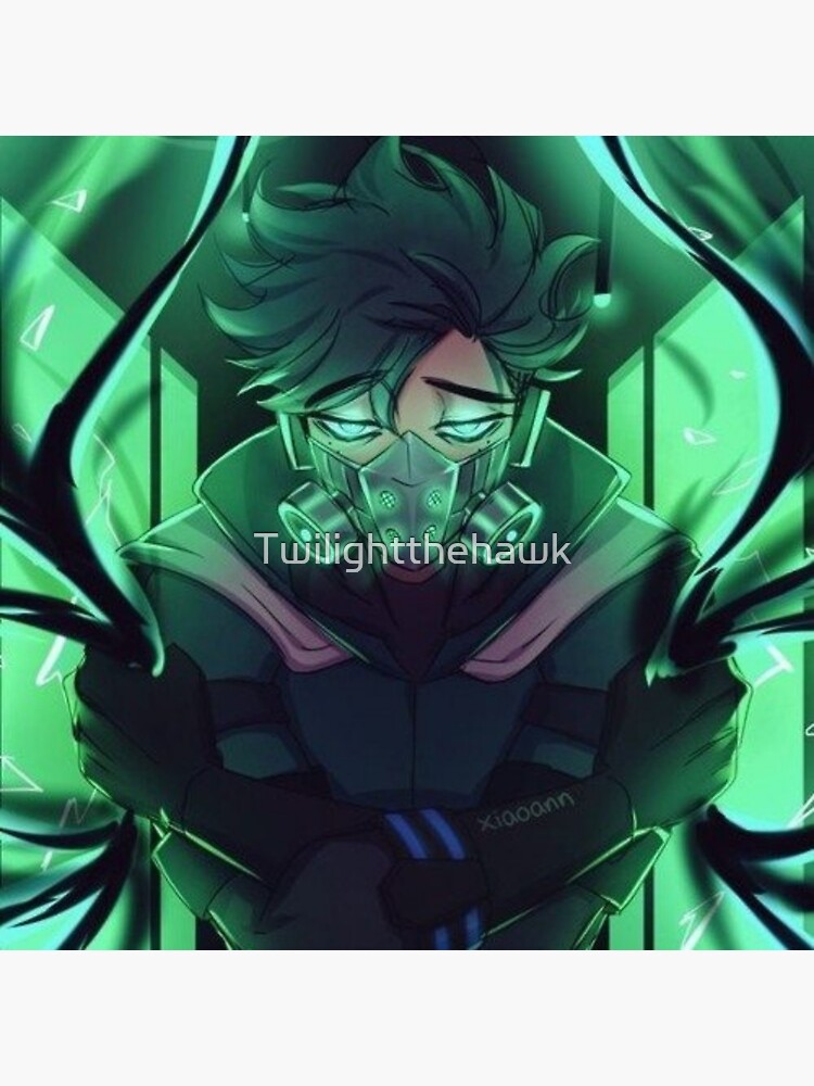 "Villian Deku (MHA)" Sticker for Sale by Twilightthehawk | Redbubble