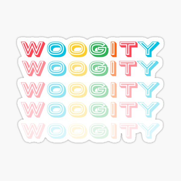 " Woogity Woogity" Sticker for Sale by HeavenNo-18 | Redbubble