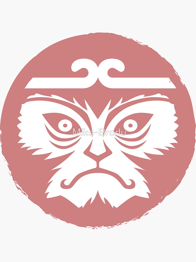 "Monkey clan mon" Sticker for Sale by Mike-Brodu | Redbubble