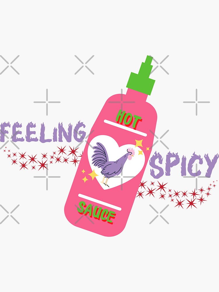 "Feeling Spicy" Sticker for Sale by dr-tars | Redbubble