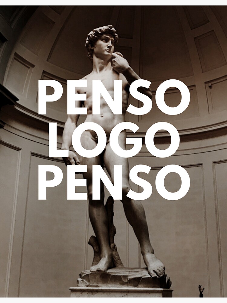 "Penso logo penso" Sticker for Sale by jeffersonjuno | Redbubble