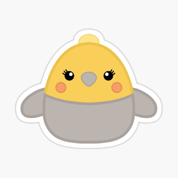 "Charlize Squishmallow - Cockatiel!" Sticker for Sale by ArtishByJRose ...
