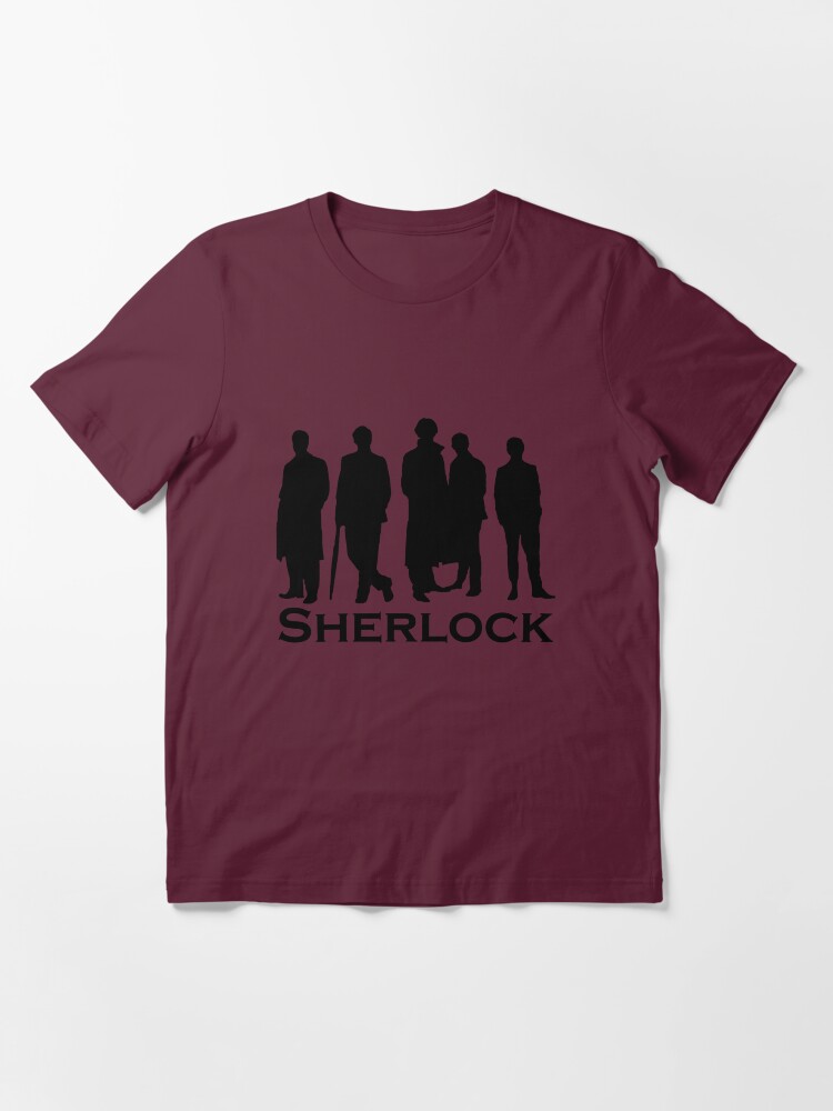 "Sherlock Silhouettes " T-shirt for Sale by Anglofile | Redbubble ...